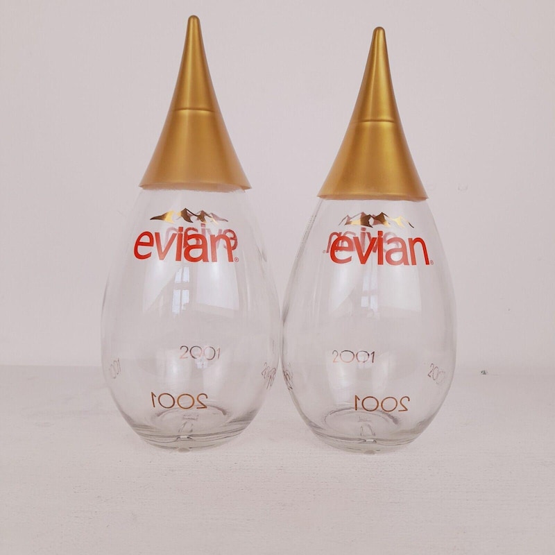 Evian glas - Etsy.de