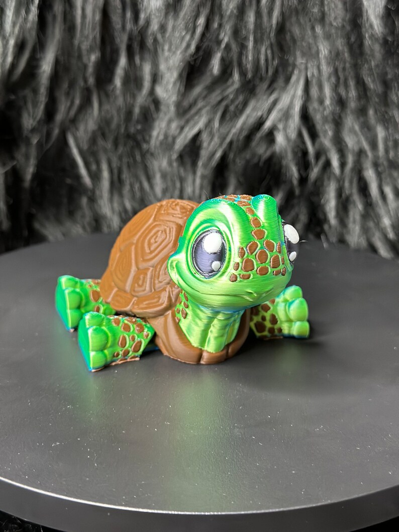 3D Printed Flexi Turtle - Etsy