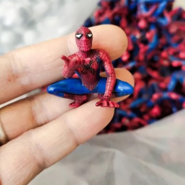 Spiderman Figure Cake Topper - Etsy UK