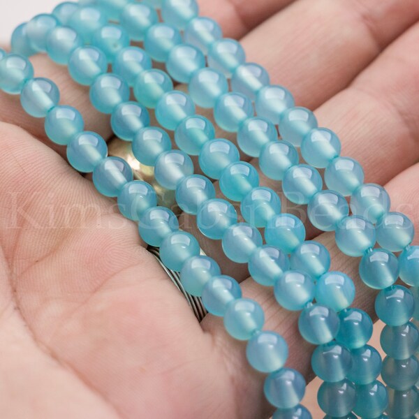 Aqua Blue Chalcedony - Etsy