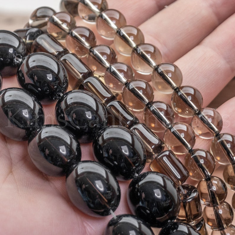 Variety of Smoky Quartz Beads Strands - Etsy