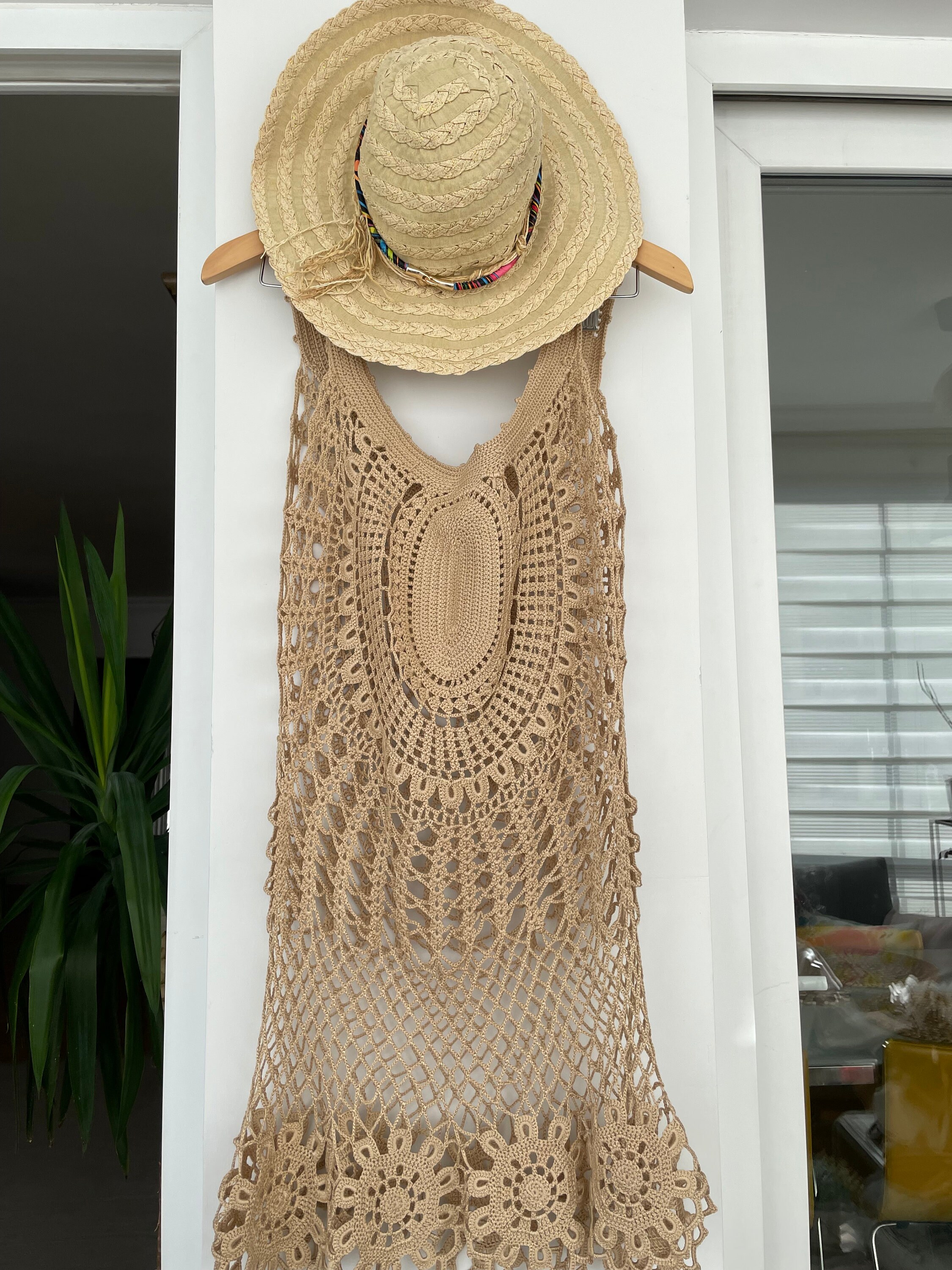 Crochet Dress Beach Dress Summer Cotton Dress Festival - Etsy