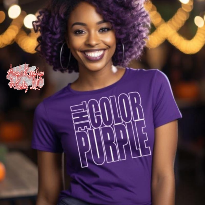 Purple Tshirt - Etsy