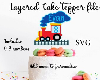 Train Cake Topper - Etsy