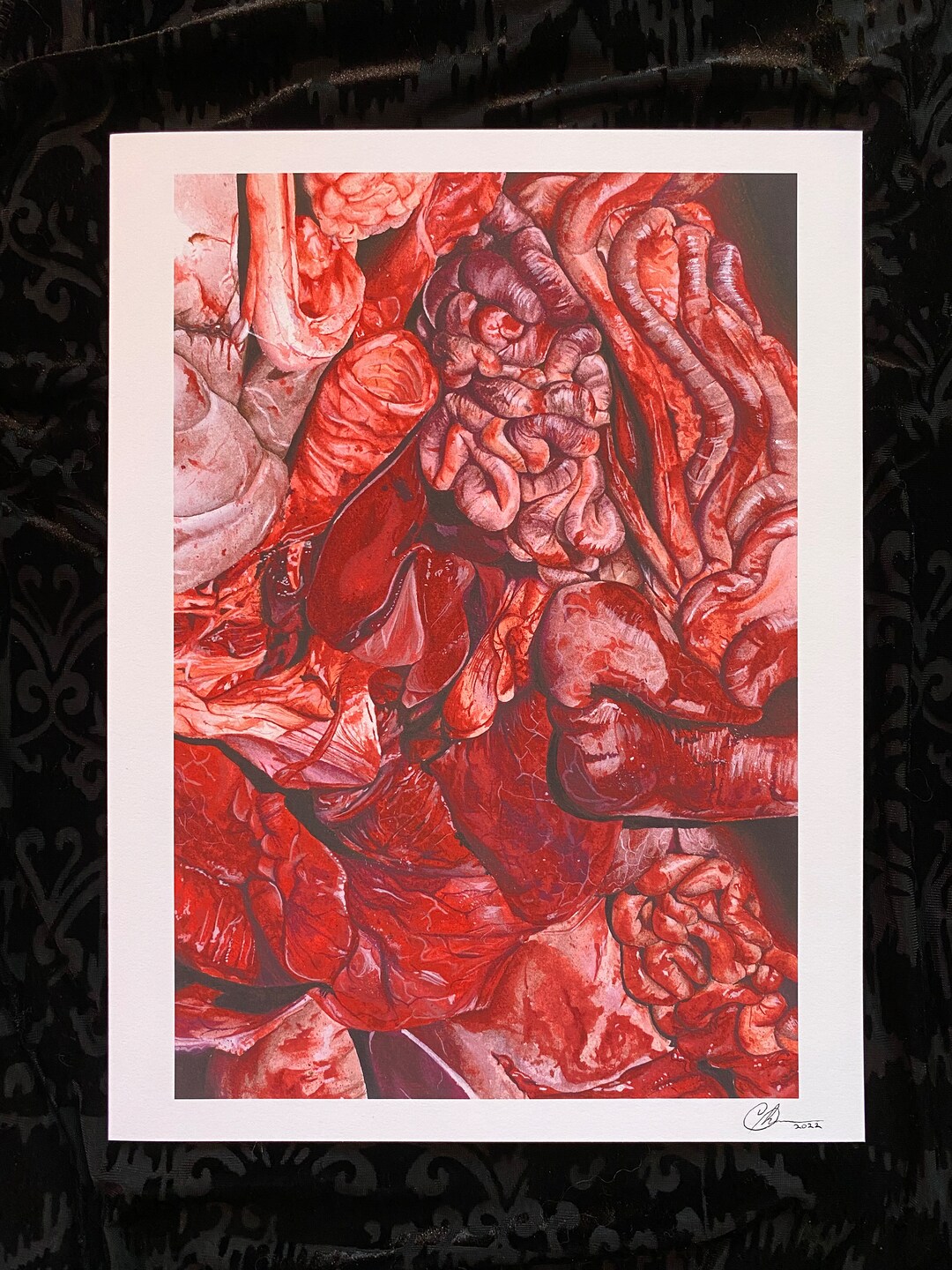 Spill Your Guts Watercolor Giclee Print - Etsy