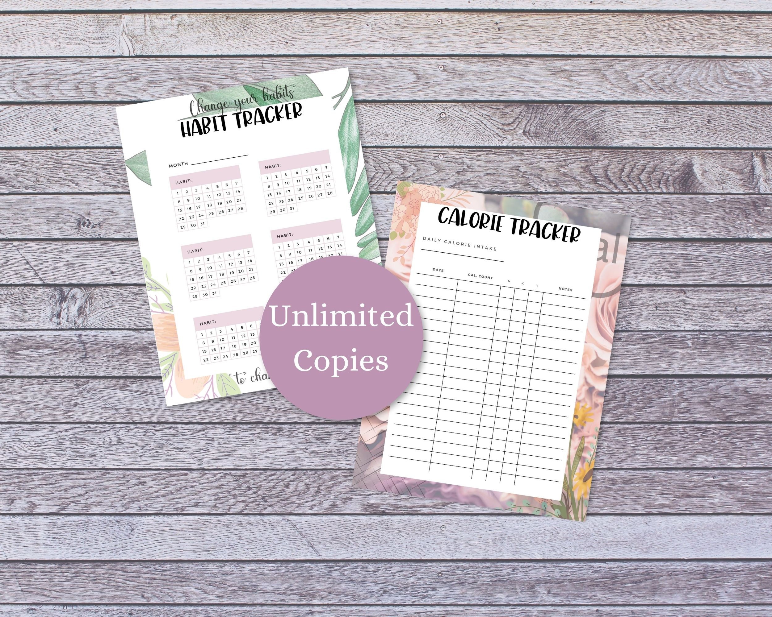 Weight Loss Journal Printable | Tracker | Bundle - Etsy