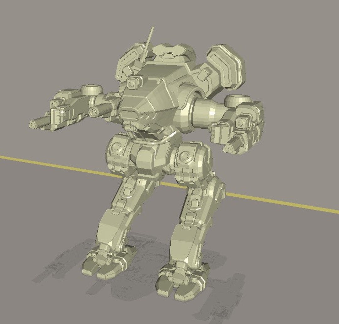 Nightstar B NSR-9J Battletech/mech Warrior Robot - Etsy
