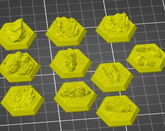 Battletech Hex Base - Etsy