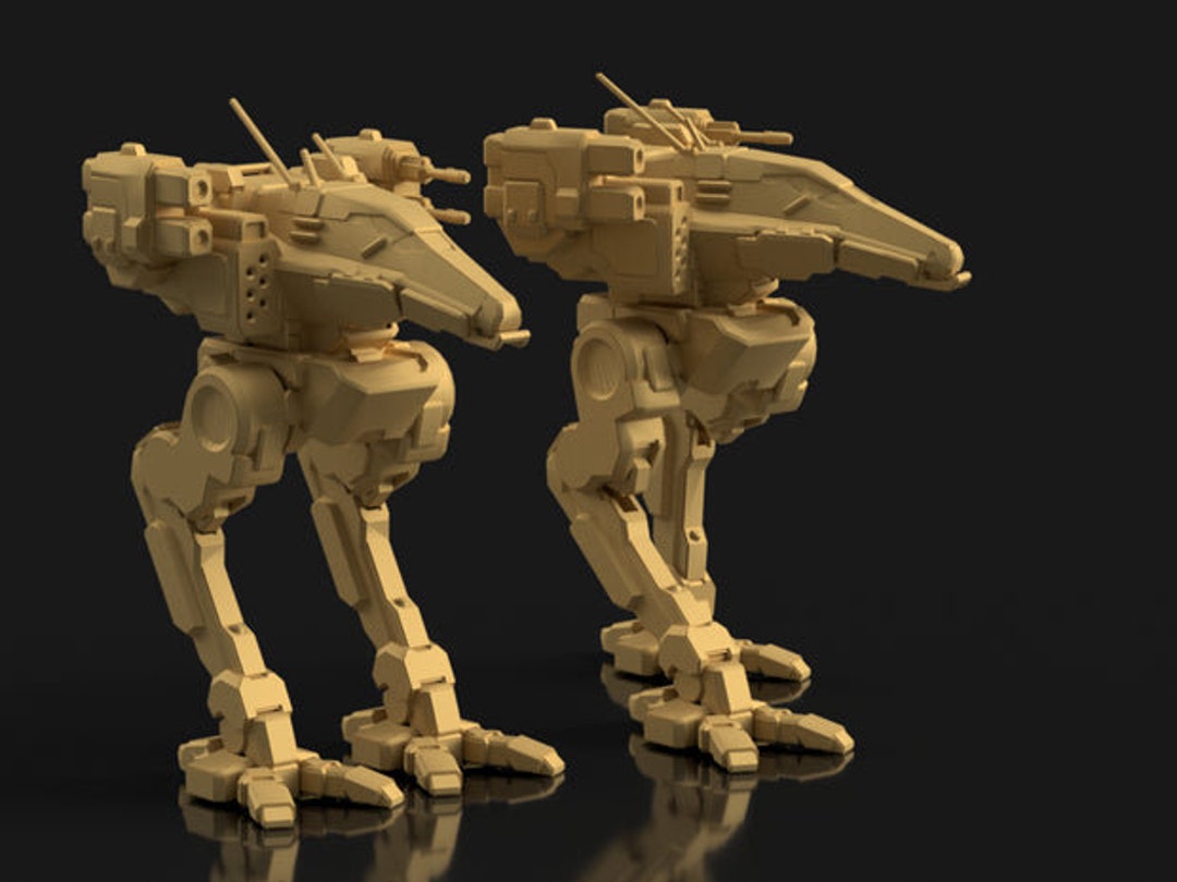 Raven B Battletech/mechwarrior Robot Miniatures Syllogy - Etsy