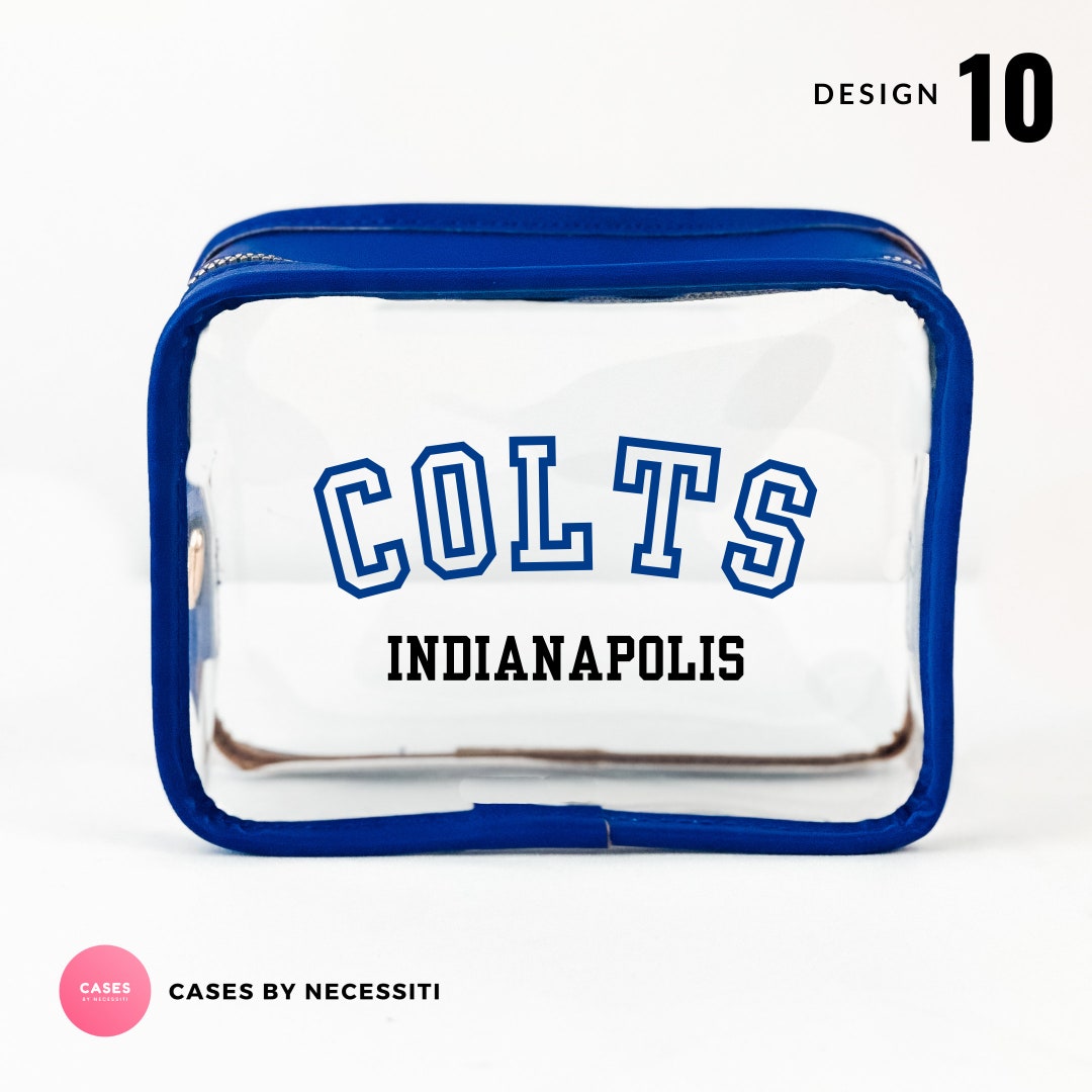 COLTS - NFL Football Custom Clear Bag- Stadium Approved- Cute Crossbody ...