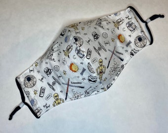 Rodian Cloth Face Mask, Star Wars Galactic Pals Animation Costume ...