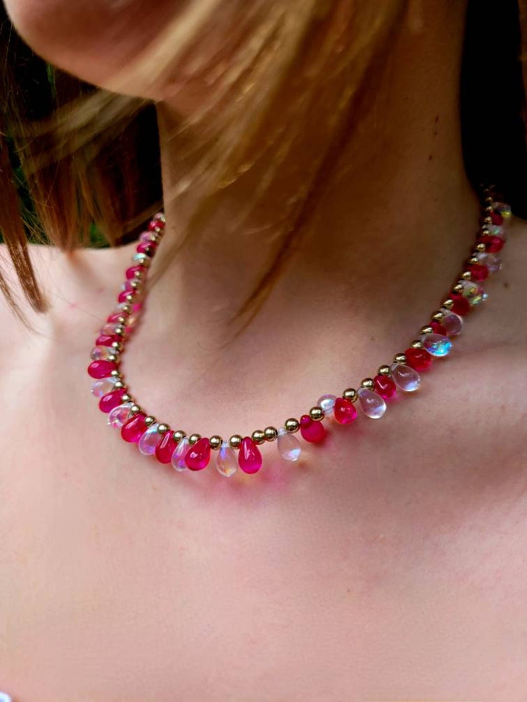 Bridgerton Choker *pink Choker - Etsy