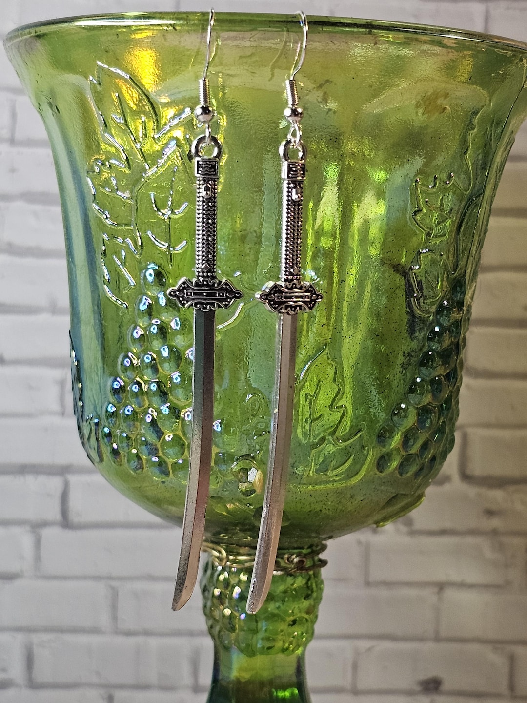 Sword Earrings* Silver Sword Earrings - Etsy