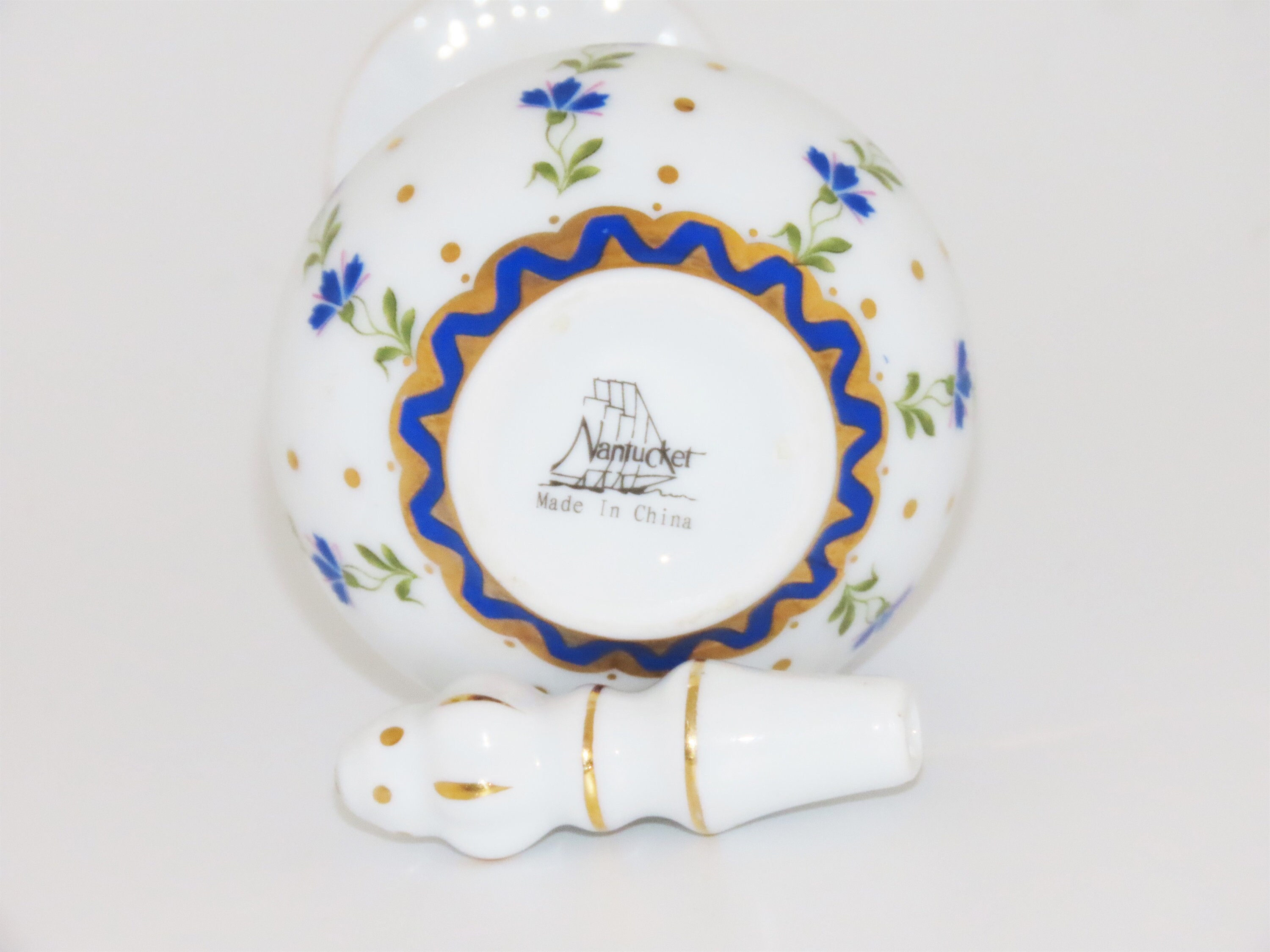 Vintage Nantucket Porcelain Perfume Bottle - Etsy