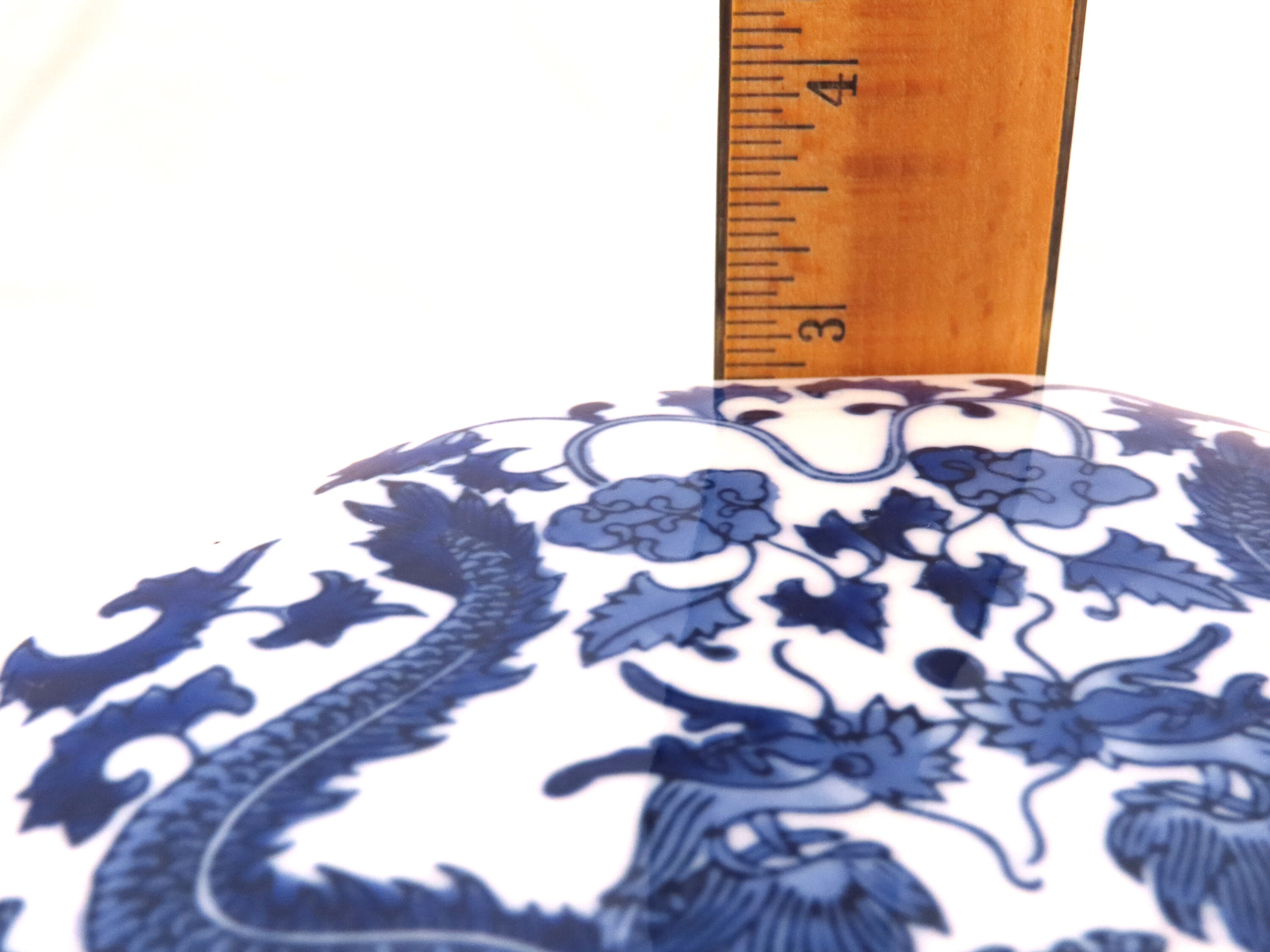 Vintage Chinese Porcelain Octagonal Dragon Trinket/powder Box - Etsy