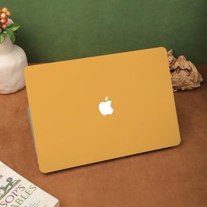 Golden Yellow MacBook Case Apple MacBook M2 Air 13 A2681 Case, Pro 13 ...