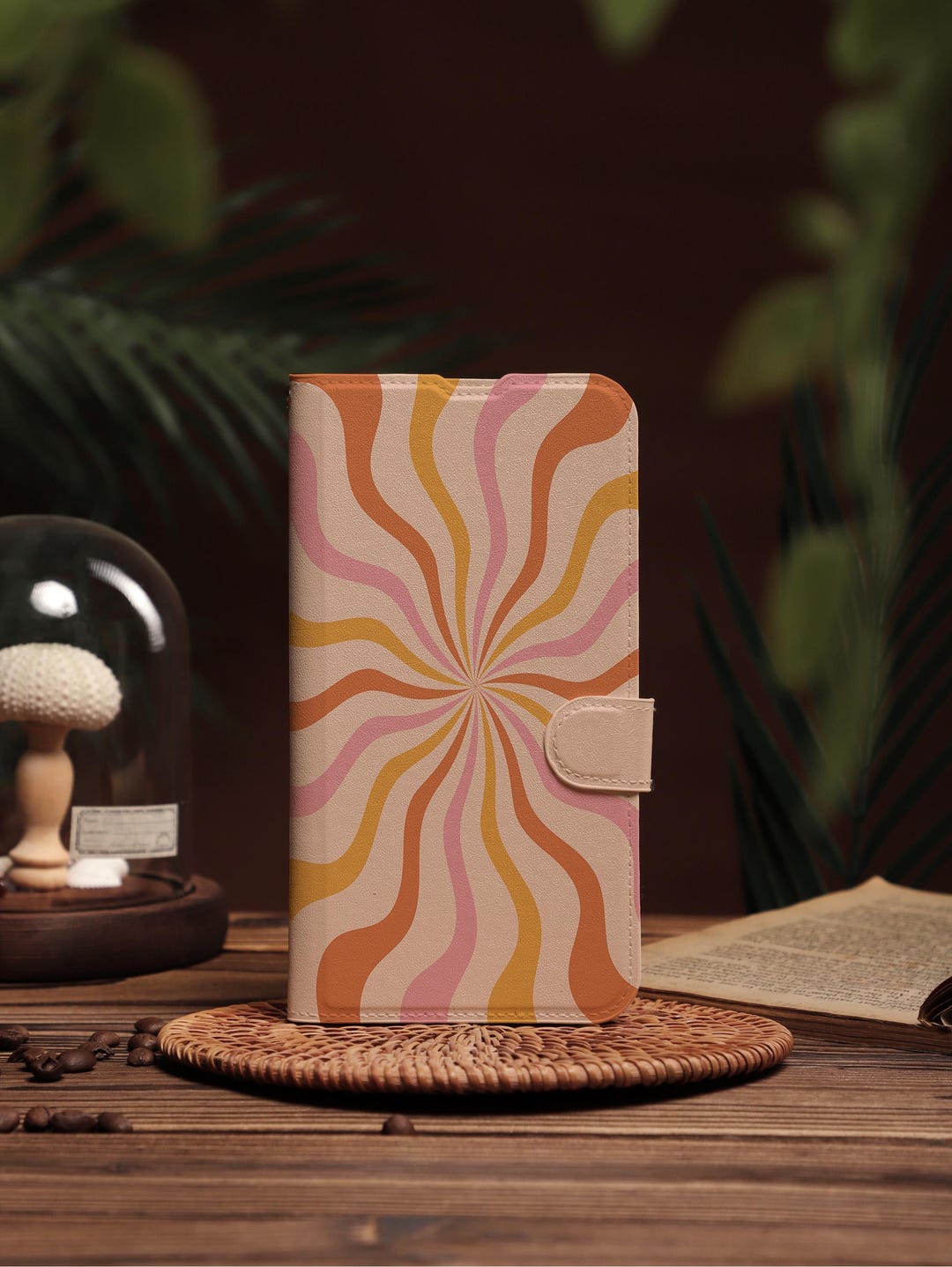 Curve Color Fushion Personalized Wallet Flip iPhone Case, iPhone Case ...