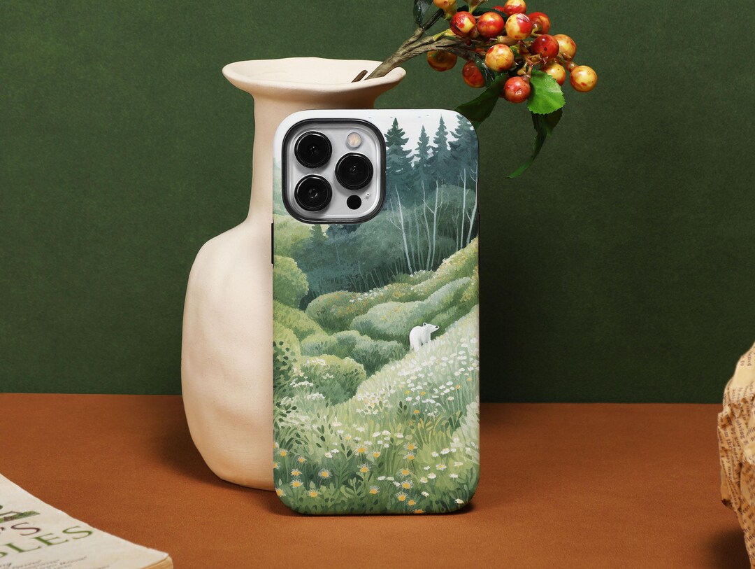 Green Field Forest iPhone 14 Pro Max Case, Customize iPhone Case for ...