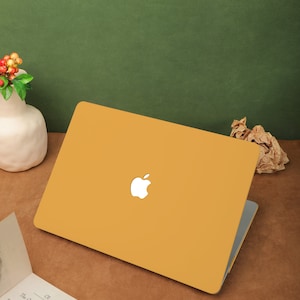 Golden Yellow MacBook Case Apple MacBook M2 Air 13 A2681 Case, Pro 13 ...