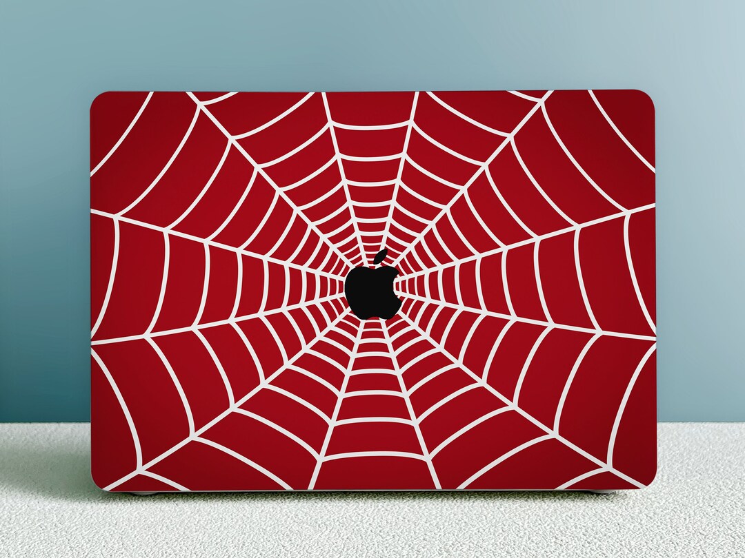 Red Spider Web Print MacBook Case Apple MacBook Air 13 Case, Pro 13 ...