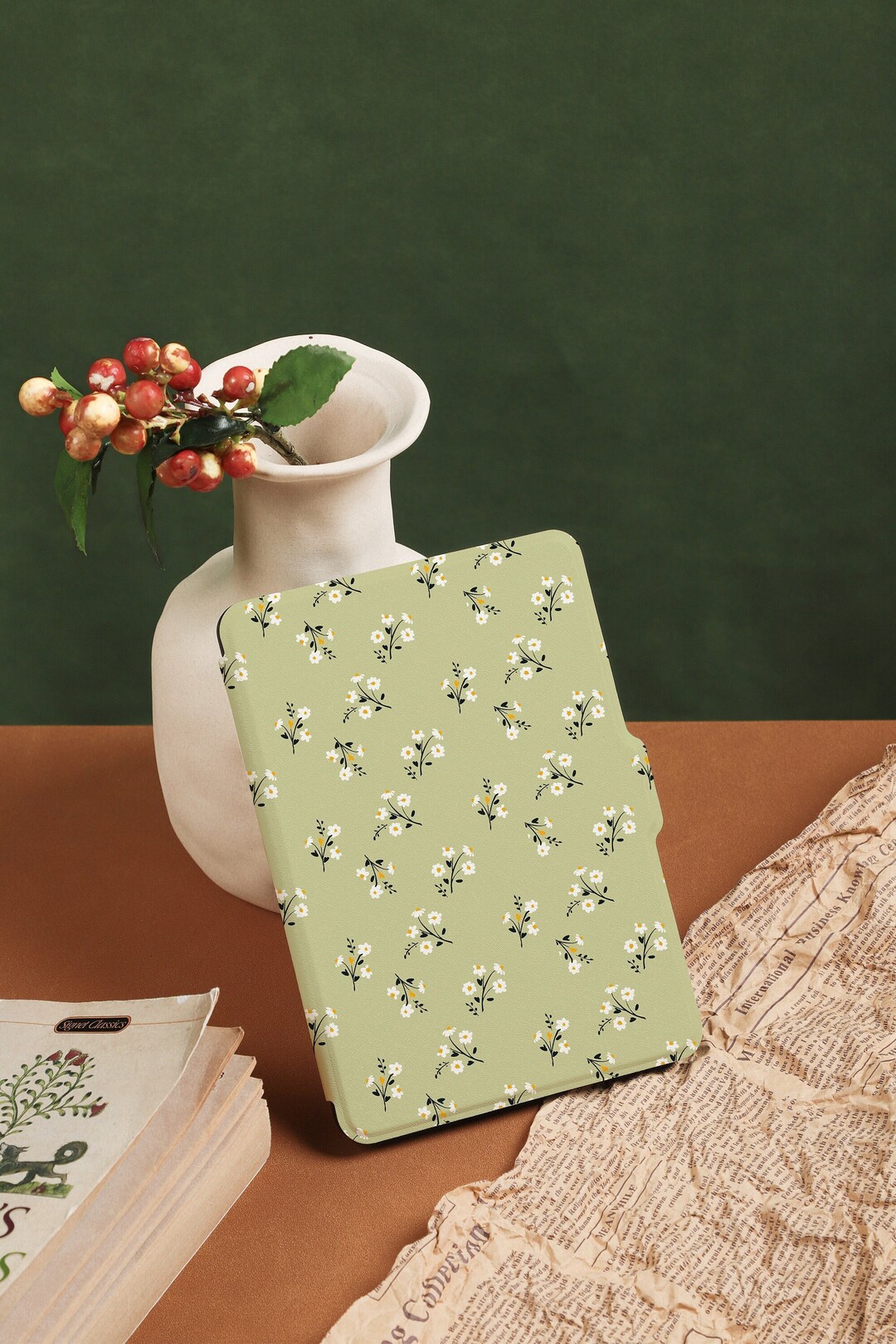 Matcha Flower Kindle Case Kindle Paperwhite 11th Generation, All New ...