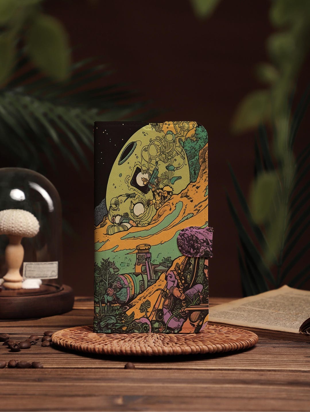 Alien Planet Landing Personalized Wallet Flip iPhone Case, iPhone Case ...