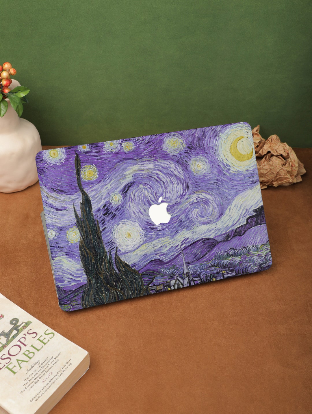 Violet Starry Night MacBook Case Apple MacBook M2 Air 13 A2681 Case ...