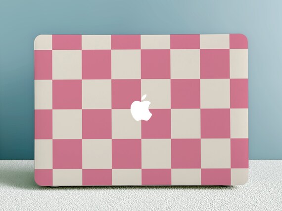 Square Plaids Peach Macbook Case Apple Macbook Air 13 Case | Etsy