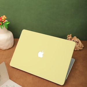 Pale Yellow MacBook Case Apple MacBook M2 Air 13 A2681 Case, Pro 13 ...