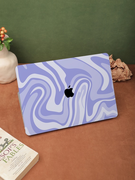 Purple Marble Art Macbook Case Apple Macbook M2 Air 13 A2681 - Etsy