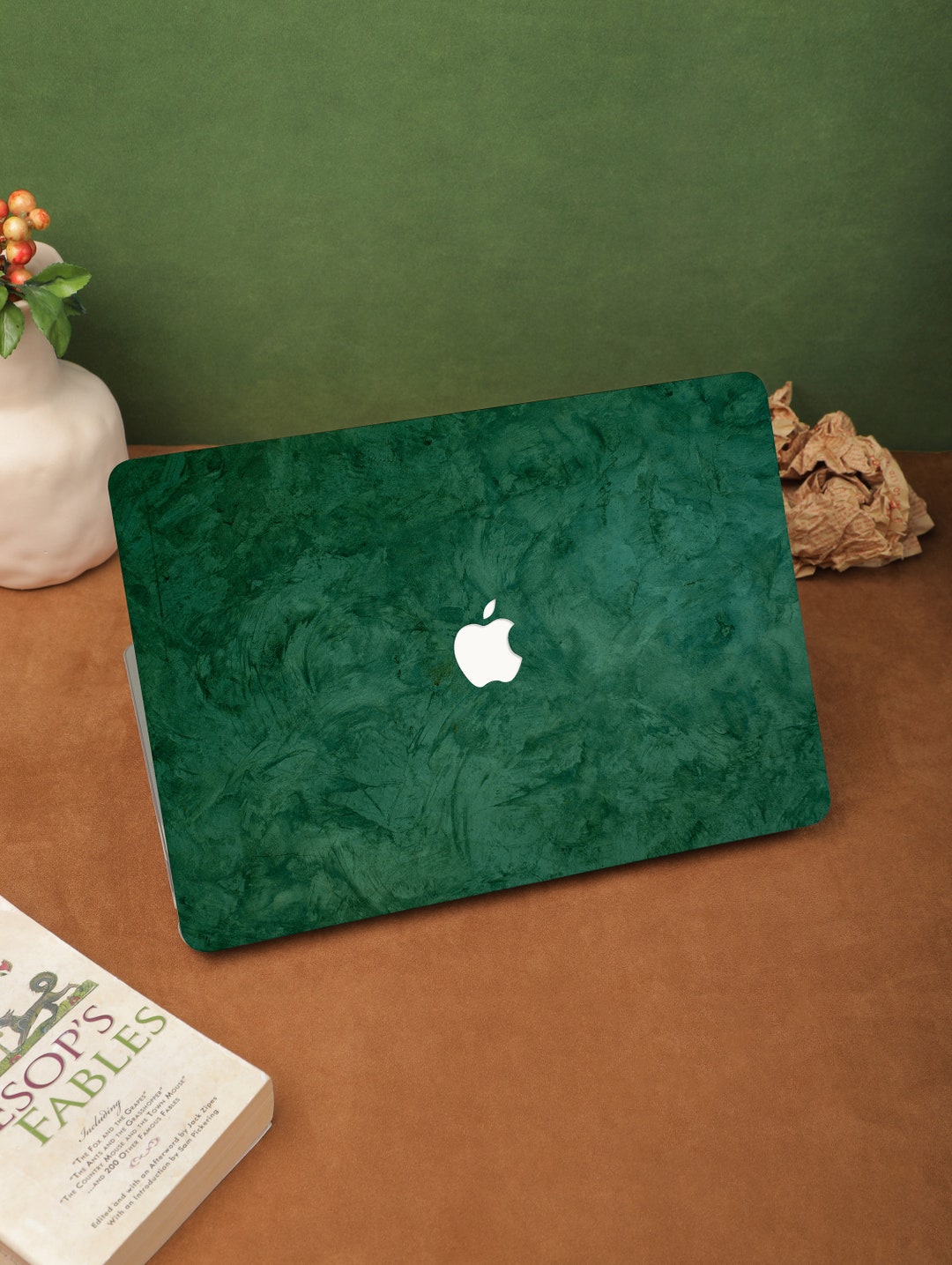 Jade Green Marble MacBook Case Apple MacBook M2 Air 13 A2681 Case, Pro ...