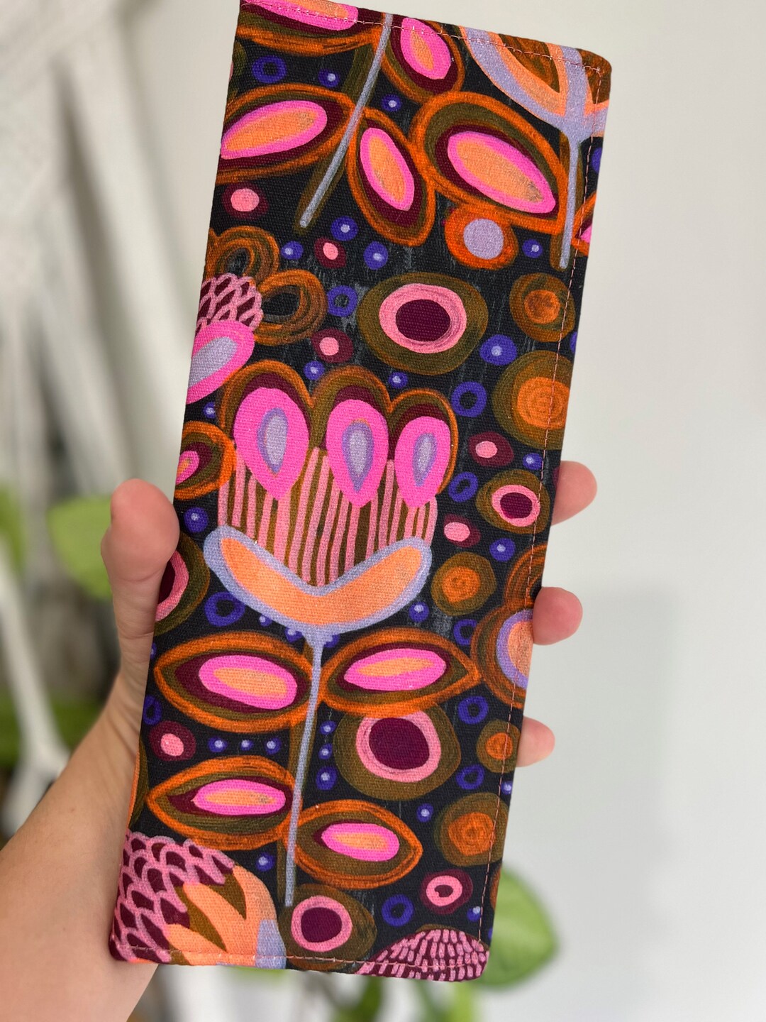 Kirsten Katz Cotton Canvas JW Tract Holder: Scandinavian Floral Print ...