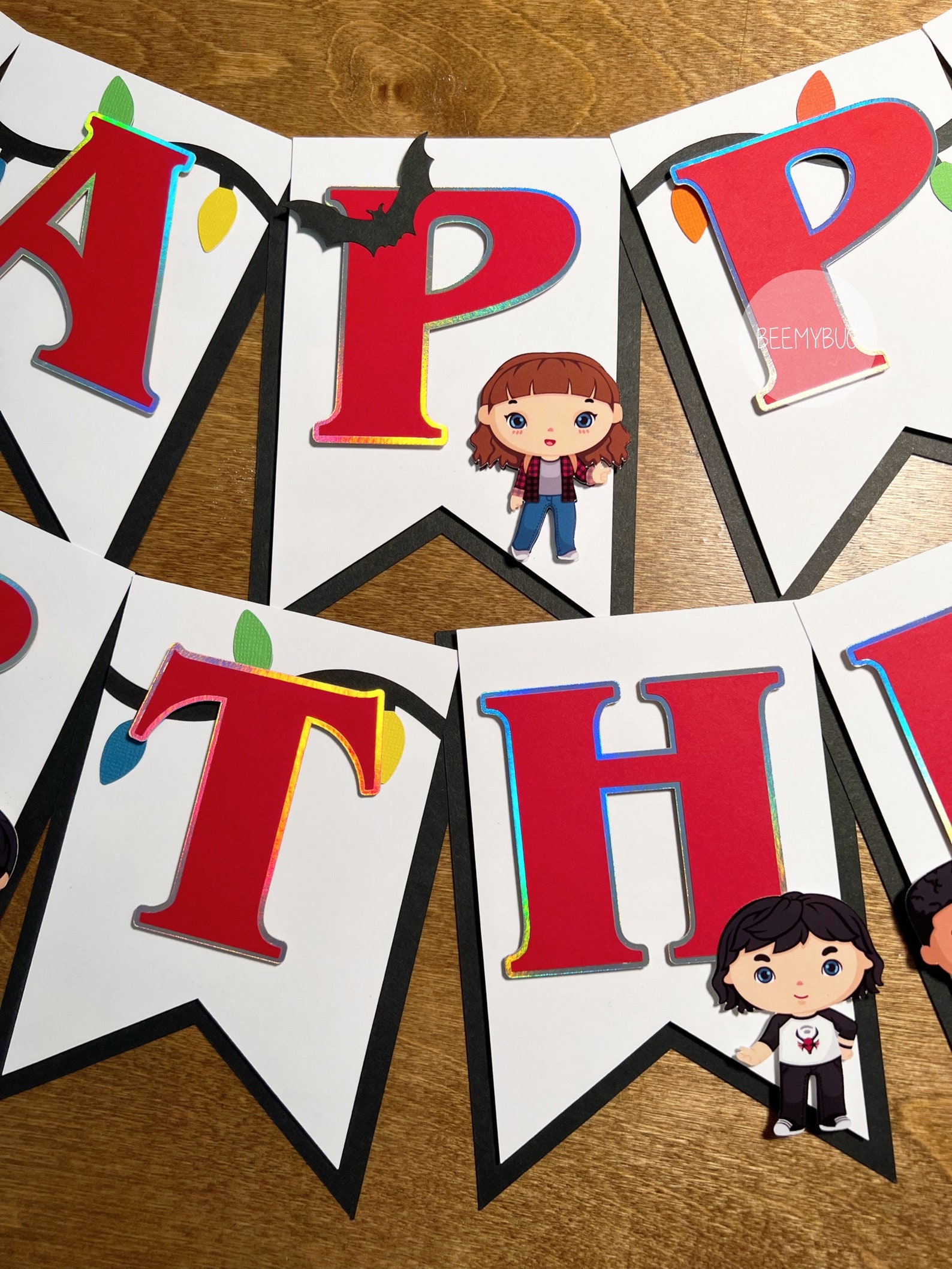 Strange Banner Birthday Banner Happy Birthday Banner - Etsy