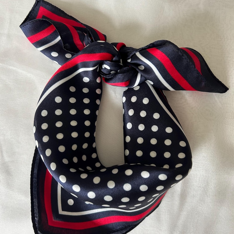 Polka Dot Scarf or Bandana - Etsy