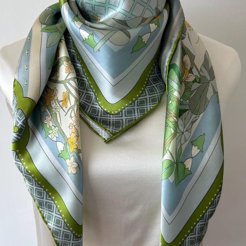Silk Scarves Sea - Etsy