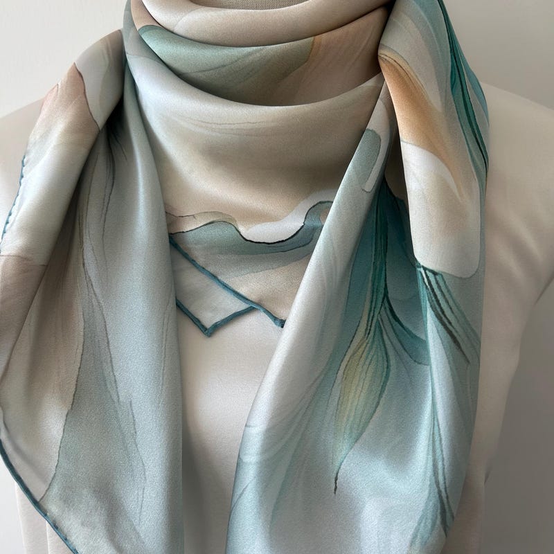 Silk Head Scarf 36 Inches - Etsy