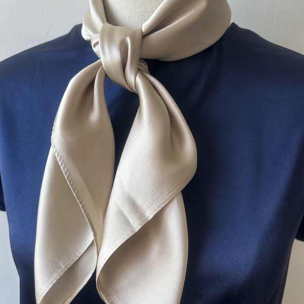 Champagne Silk Scarfs - Etsy