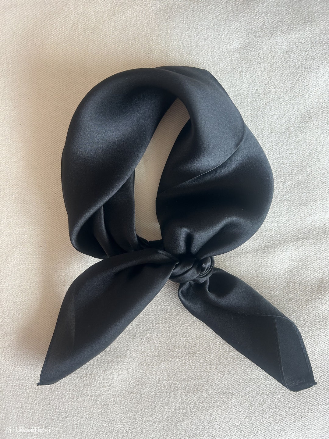 100% Natural Mulberry Silk 21" X 21" Small Square Silk Scarf Plain ...