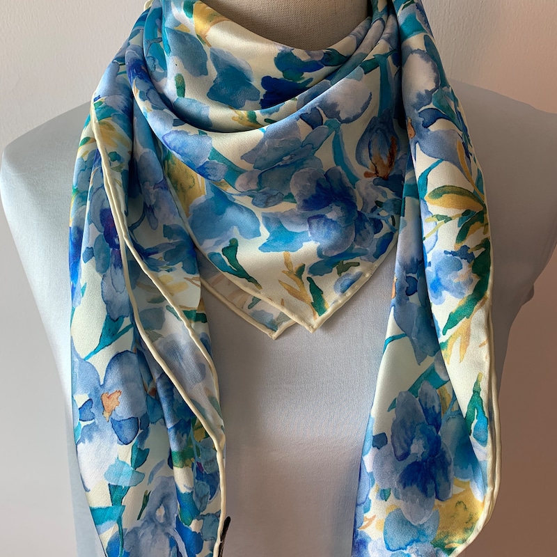Square Scarf 35 Inches - Etsy