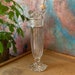 2002 Oneida Crystal Gardens 8" Footed Bud Vase, Made in Germany, Cut ...