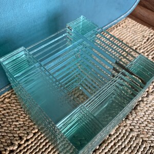 Vintage Penco Stacked Glass Candle Holder Modernist Home Decor Mint ...