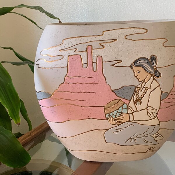 Southwest Pottery Vases - Etsy