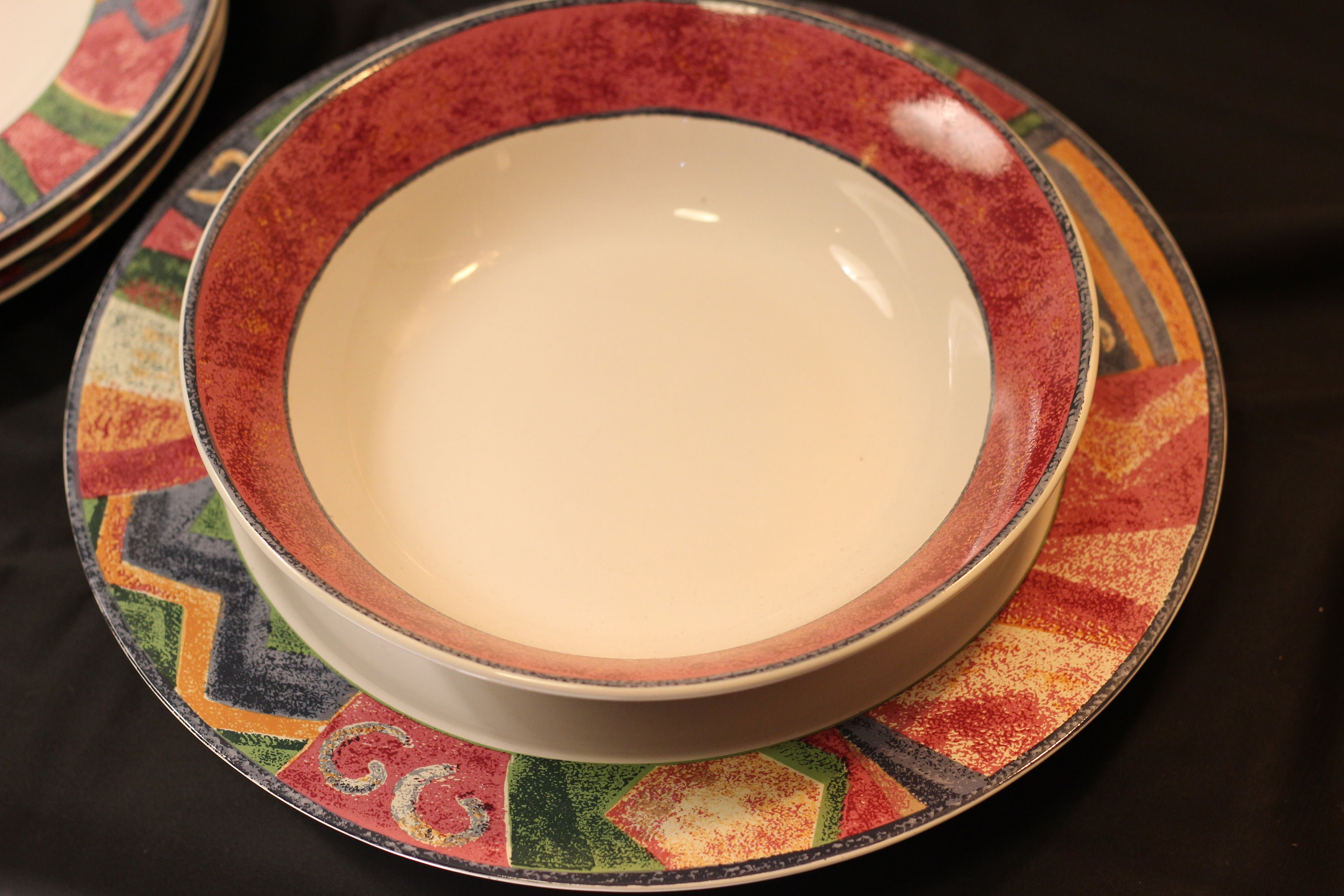 Sakura 1995 Stoneware Plate & Bowl Dinnerware 6-piece Set - Etsy