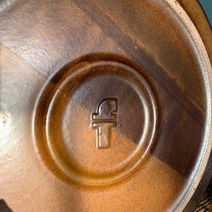 Antique Stoneware Dinnerware Set, Brown Rustic Glazed Pottery, Vintage ...