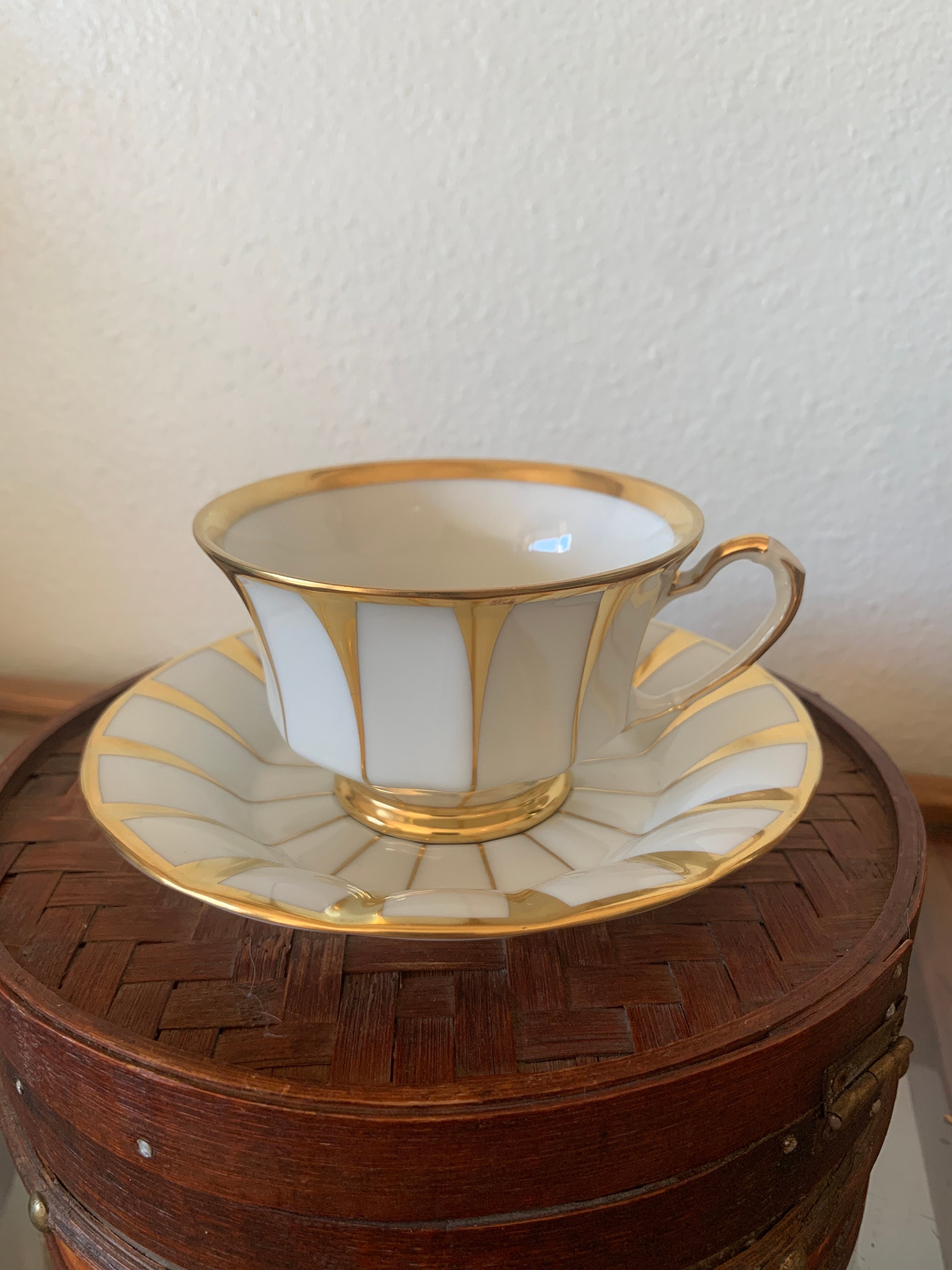 Furstenberg Vintage Porcelain Demitasse Tea Cup and Saucer - Etsy