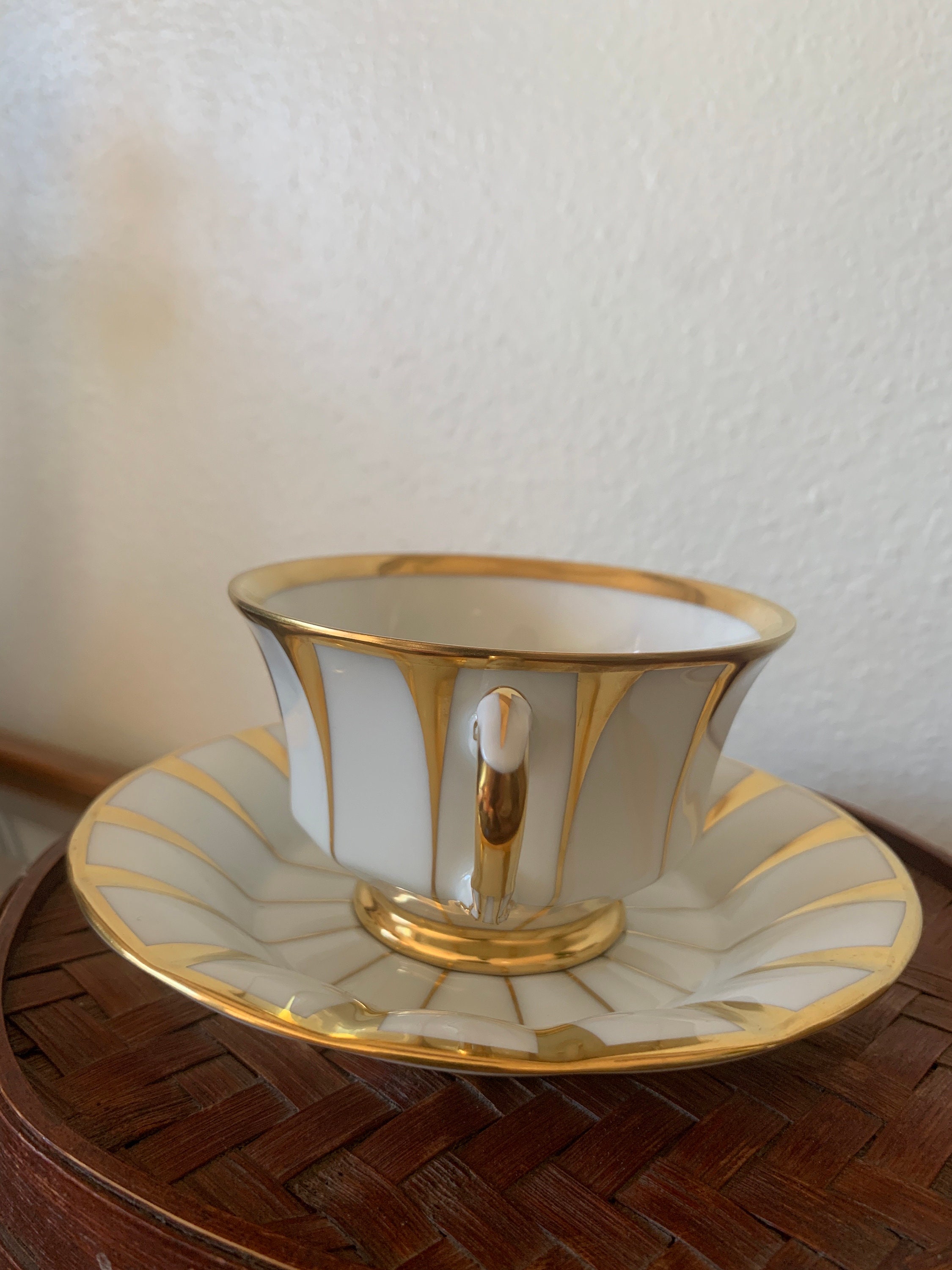 Furstenberg Vintage Porcelain Demitasse Tea Cup and Saucer - Etsy