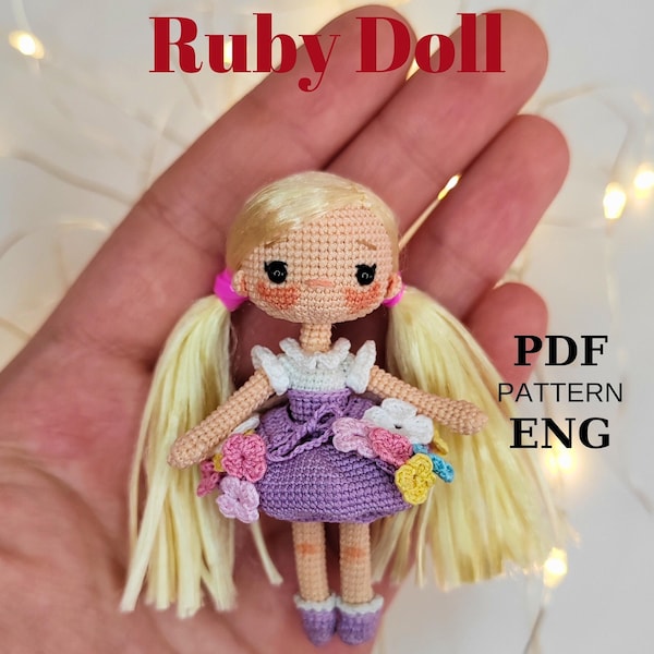 Amigurumi Small Doll Patterns - Etsy