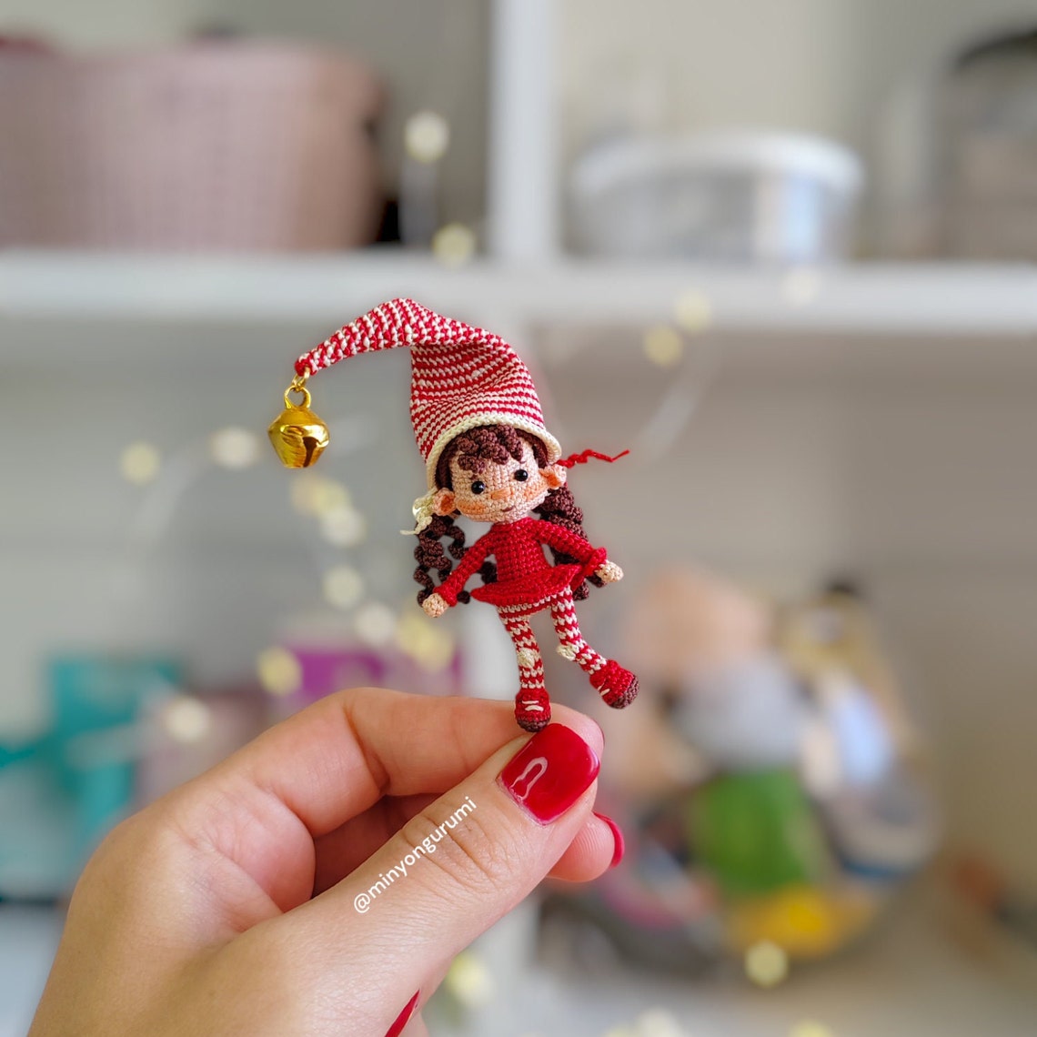 Miniature Amigurumi Cute Elf Pattern English, Crochet Tiny Elf Doll ...