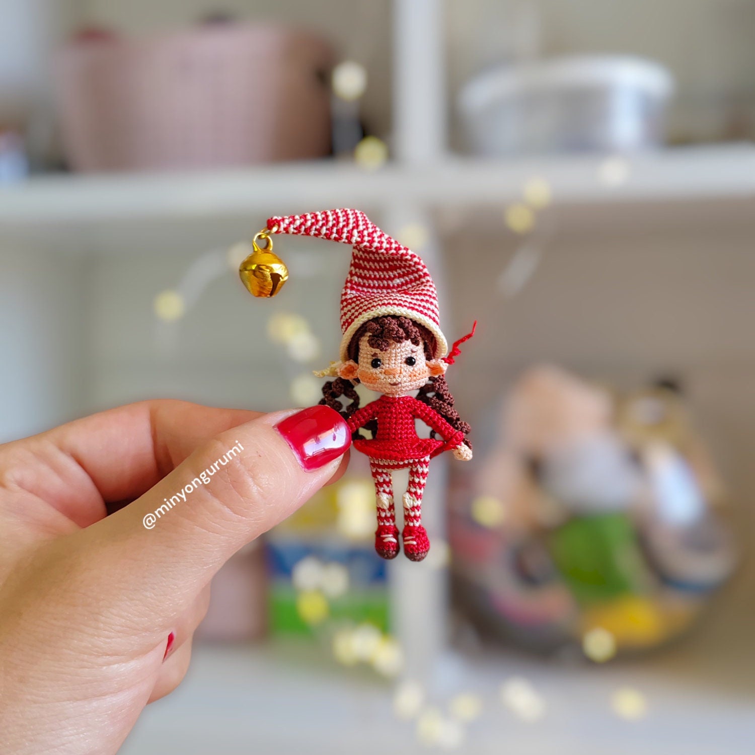Miniature Amigurumi Cute Elf Pattern English, Crochet Tiny Elf Doll ...