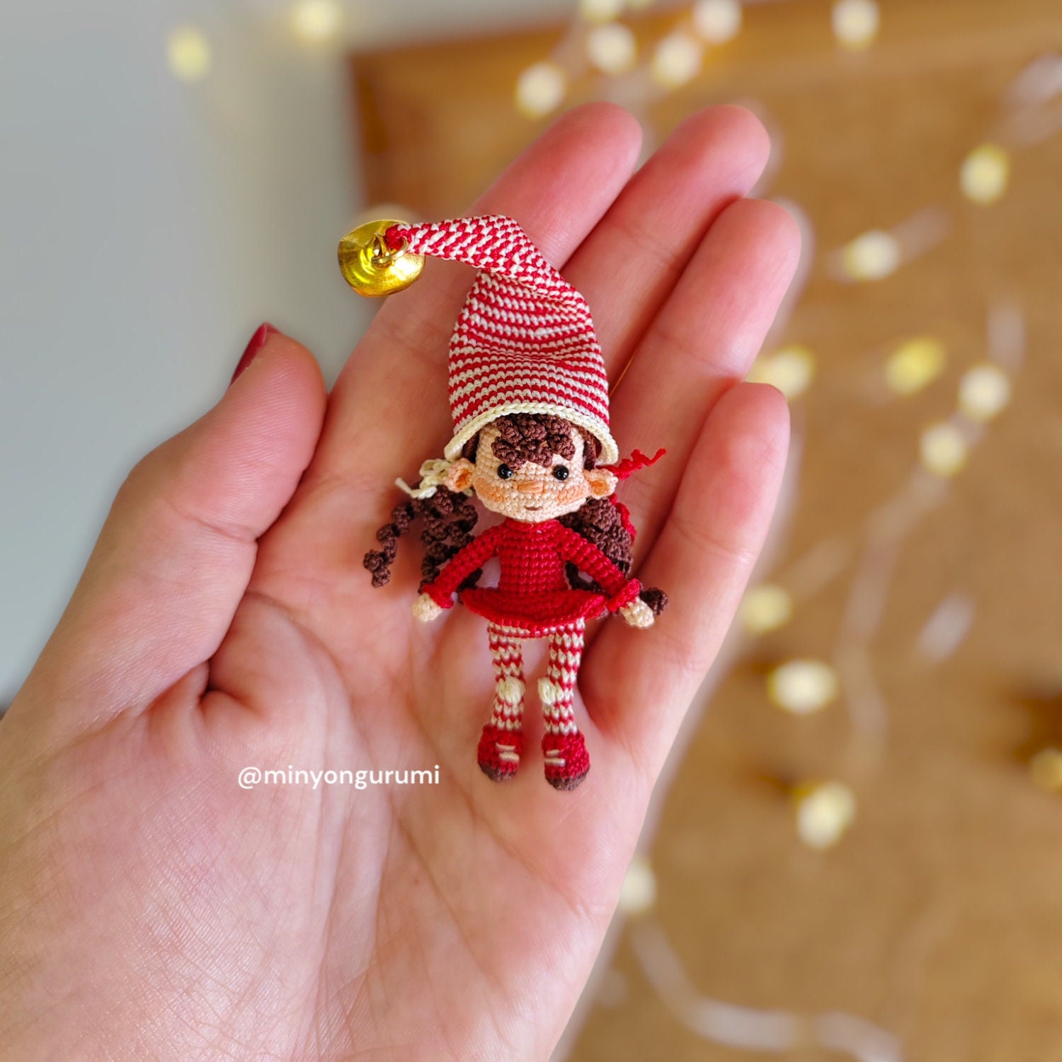 Miniature Amigurumi Cute Elf Pattern English, Crochet Tiny Elf Doll ...